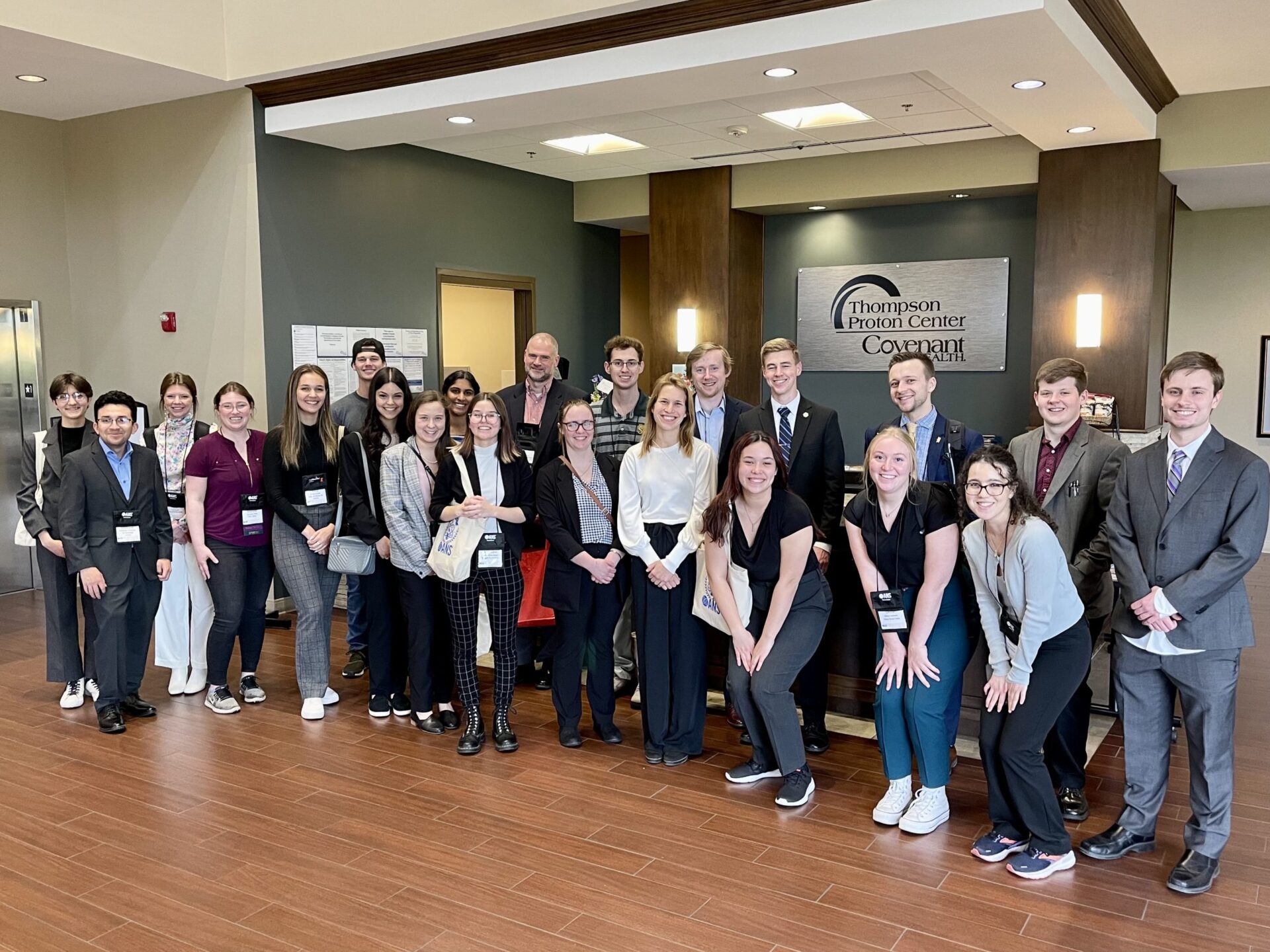 ANS Students Tour Covenant Health Proton Center - Covenant Health